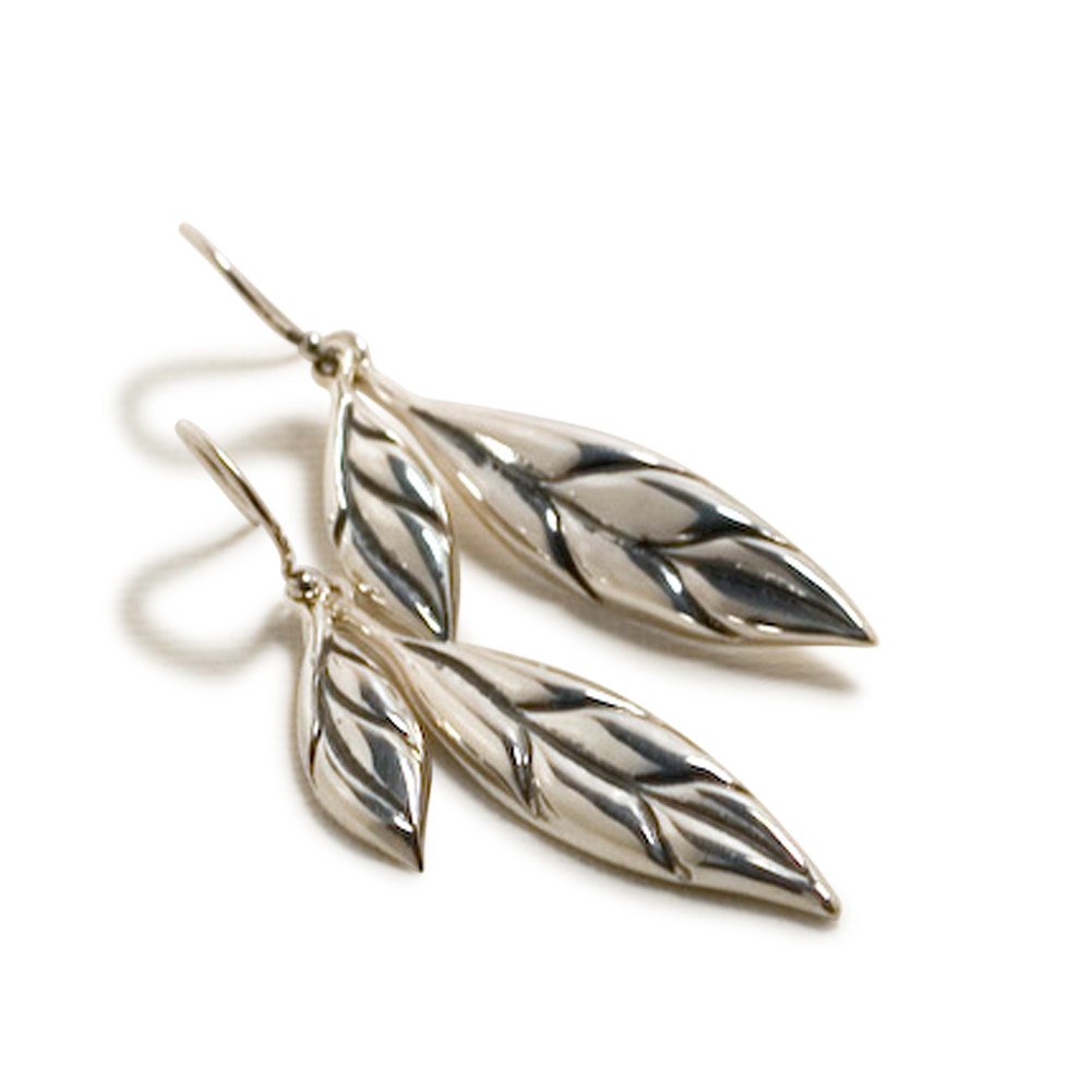 Maile Charm Earrings / Double Large – Paradisus Jewelry